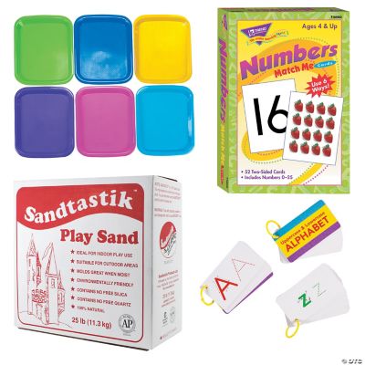 Sand Letter & Number Kit - 65 Pc.