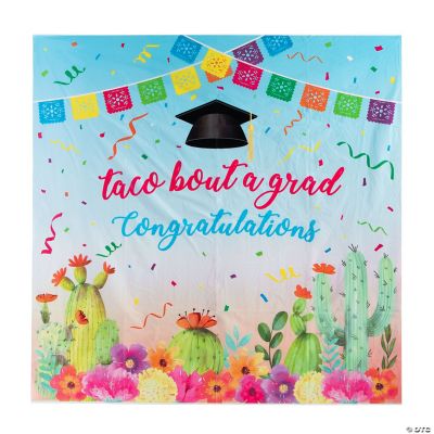 Grad Taco Bout Backdrop Banner | Oriental Trading