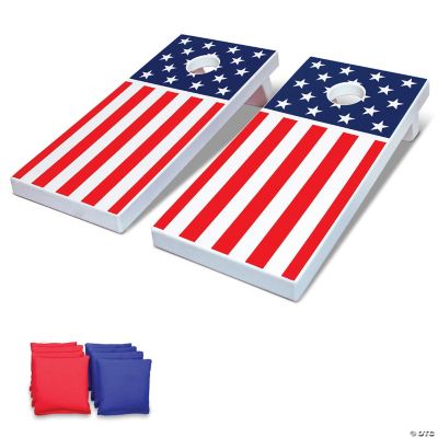 GoSports 4'x2' All Weather Cornhole Game Set - America Design ...