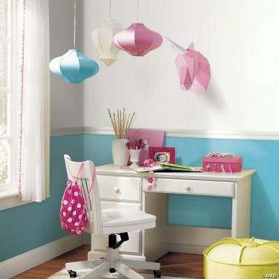 Roommates 3D Paper Trophy - Large Pink Unicorn