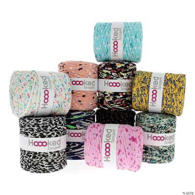 Hoooked Zpagetti Yarn Set 10 Skeins - Mixed Colors