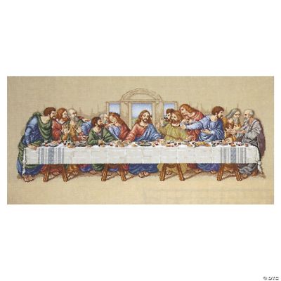 Janlynn Counted Cross Stitch Kit 26.5"X10"-The Last Supper (14 Count ...