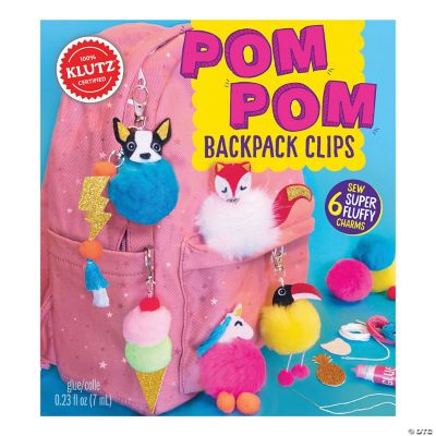 Pom-Pom Backpack Clips