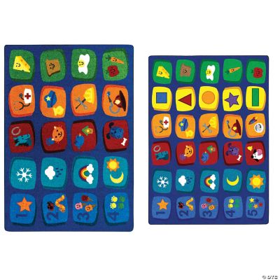 Joy Carpets Discovery Blocks Classroom Rug | Oriental Trading
