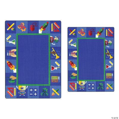Joy Carpets Full Steam Ahead Classroom Rug | Oriental Trading