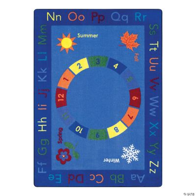 Joy Carpets Learn Through The Seasons Classroom Rug | Oriental Trading