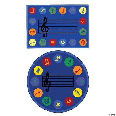 Joy Carpets Take Note Classroom Rug | Oriental Trading