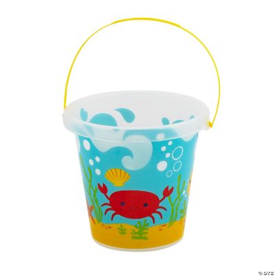 Ocean Scene Sand Buckets – 12 Pc. | Oriental Trading