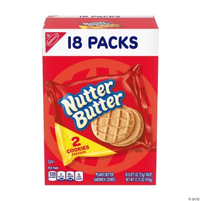 Nutter Butter Cookie Packs - 18 Pc.