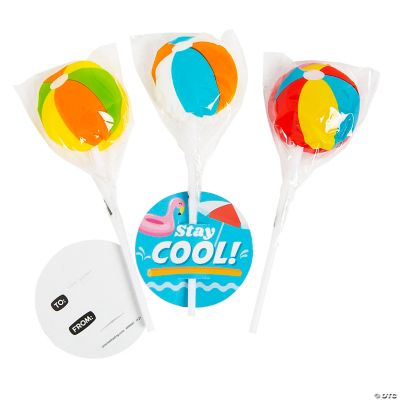 Pool Party Lollipop Handouts for 12 | Oriental Trading