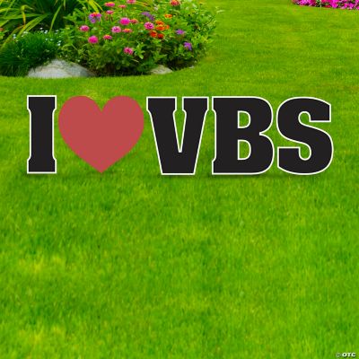 I Love VBS Yard Sign Set - 5 Pc.