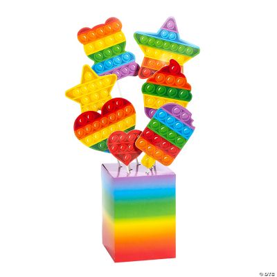 4" x 6" Lotsa Pops Pop Fidget Toy Party Centerpiece | Oriental Trading