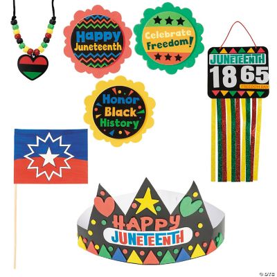 Bulk Juneteenth Celebration Craft Kit Assortment - Makes 60