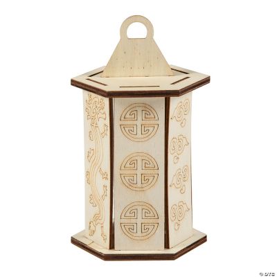 Color Your Own Hexagonal Lunar New Year Lanterns - 6 Pc. | Oriental Trading