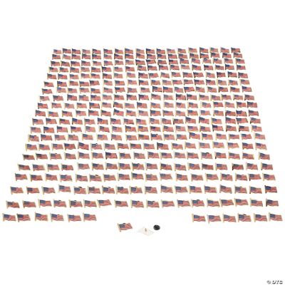 Bulk 1008 Pc. USA Flag Pins | Oriental Trading