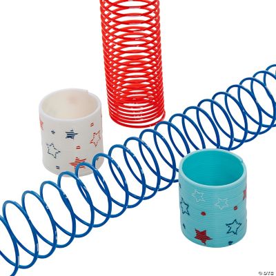 Mini Patriotic Magic Springs - 12 Pc. | Oriental Trading