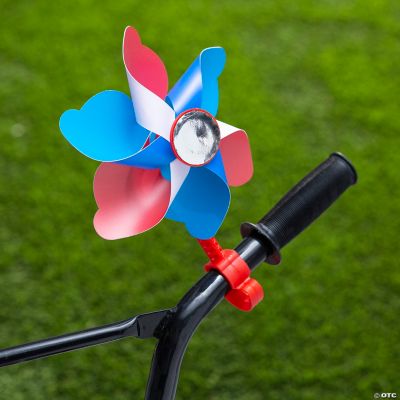 Patriotic Clip-On Bike Pinwheel | Oriental Trading