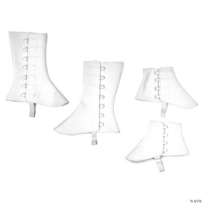 Adults 5" White Vinyl Spats | Oriental Trading