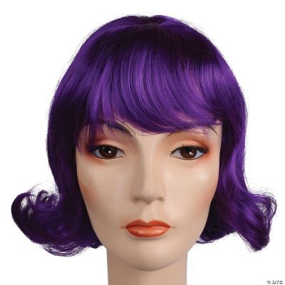 Women's 60s Short-Haired Flip Wig with Bangs | Oriental Trading