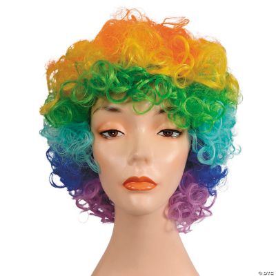 Women's Deluxe Long Curly Clown Wig | Oriental Trading