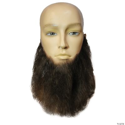 8" Wavy Full Beard - Human Hair | Oriental Trading