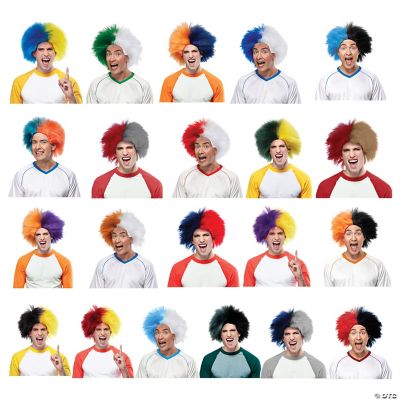 Sports Fun 2-Tone Wig | Oriental Trading