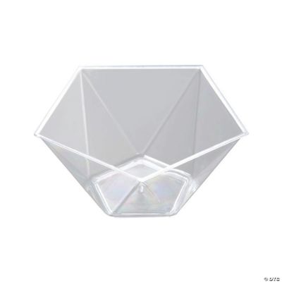 Bulk Premium 3.5 oz. Clear Star Disposable Plastic Dessert Cups - 288 Pc.