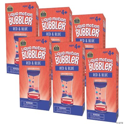 Teacher Created Resources® Red & Blue Liquid Motion Bubbler, Pack of 6 ...