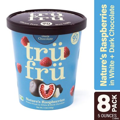 Tru Fru Raspberries in White & Dark Chocolate (5 oz, 8 Pack) | Oriental ...