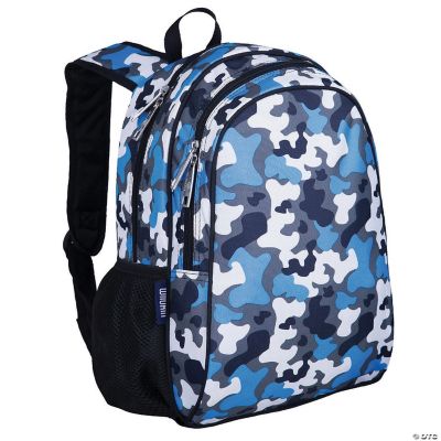 Wildkin Blue Camo 15 Inch Backpack | Oriental Trading