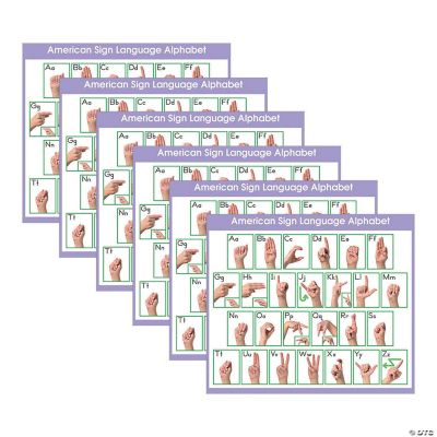 North Star Teacher Resources Adhesive ASL Alphabet Desk Prompts, 36 Per ...