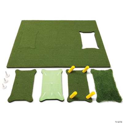 GoSports 5'x4' PRO Golf Practice Hitting Mat, Includes 5 ...