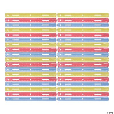 Plastic Ruler, 12", Pack of 36 | Oriental Trading