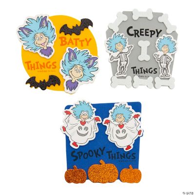 Dr. Seuss™ Spooky Things Halloween Magnet Craft Kit - Makes 12 ...