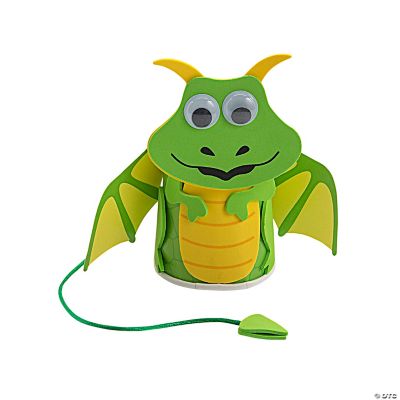 3D Dragon with Flapping Wings Craft Kit - Makes 12 - Discontinued