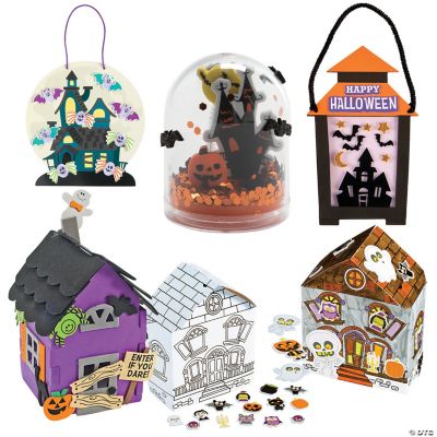Let’s Go to a Halloween Haunted House Craft Kit - Makes 60
