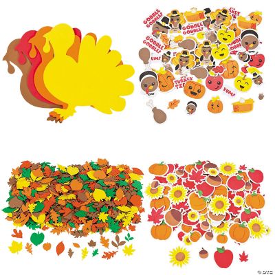 Bulk 1524 Pc. Fall Foam Craft Supplies Kit | Oriental Trading