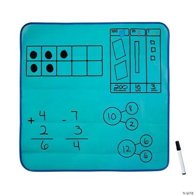 Tabletop Math Mats – 6 Pc. - Discontinued