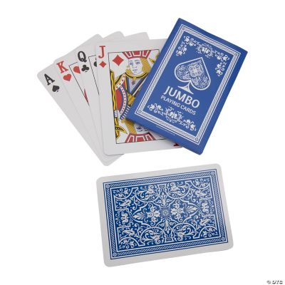Giant Playing Cards - 54 Pc. | Oriental Trading