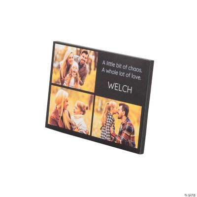 Personalized Small Family Photo Collage Tabletop Sign | Oriental Trading