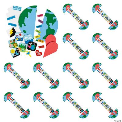 6" - 21" Religious Days of Creation Sequencing Craft Kits - Makes 12 ...