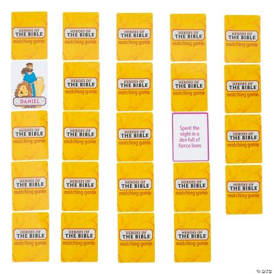 Heroes of the Bible Matching Game | Oriental Trading