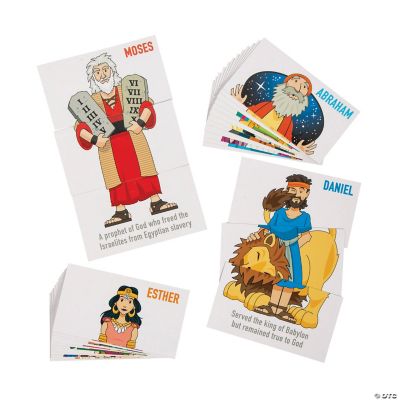 Bible Hero Puzzle Card Set - 37 Pc. - Discontinued