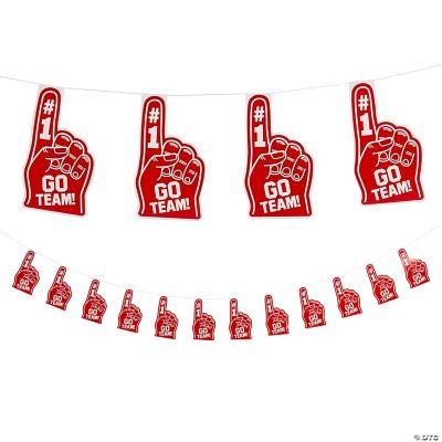 Red Go Team Finger Garland | Oriental Trading