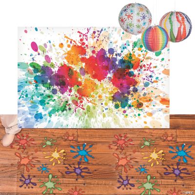 Artist Paint Splatter Small Scene Decorating Kit - 21 Pc. | Oriental ...