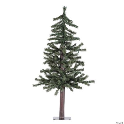 Vickerman 3' Natural Alpine Artificial Christmas Tree, Unlit | Oriental ...