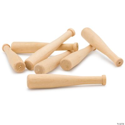Woodpeckers Crafts, DIY Unfinished Wood 2" Baseball Bat, Pack of 100 ...