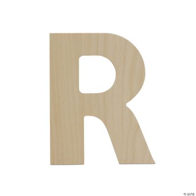 Woodpeckers Crafts, DIY Unfinished Wood 8" Letter R, Pack of 3 ...