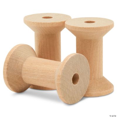 Woodpeckers Crafts, DIY Unfinished Wood 2" Hourglass Spool, Pack of 25 ...