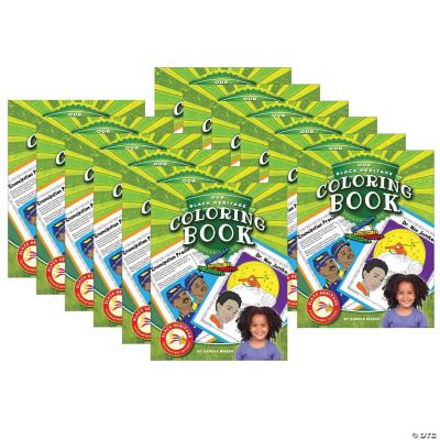 Gallopade Our Black Heritage Coloring Book, Pack of 12 | Oriental Trading
